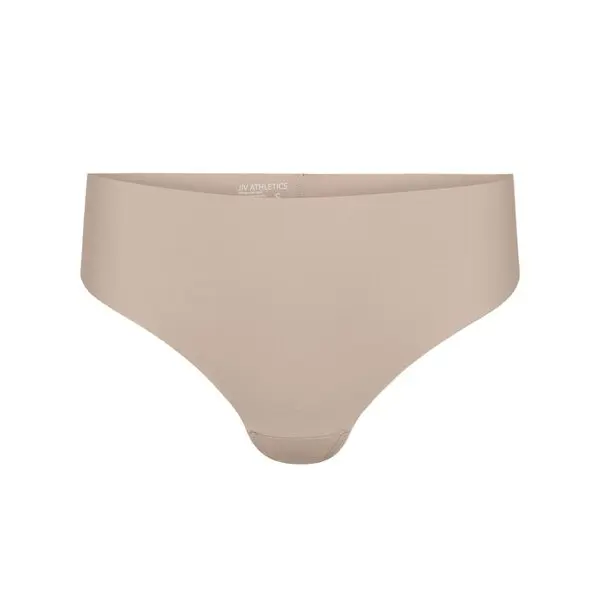 JIV ATHLETICS High Rise Thong Rosewood - Pink