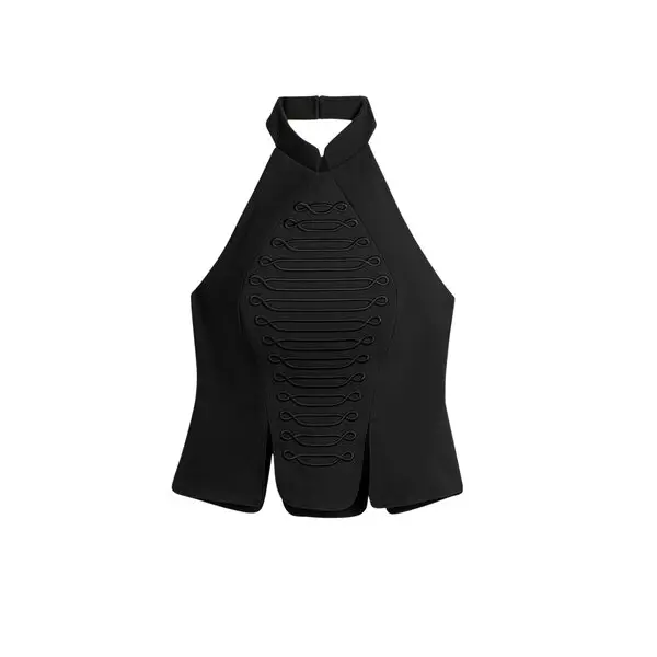NOCTURNE Halter Neck Structured Top