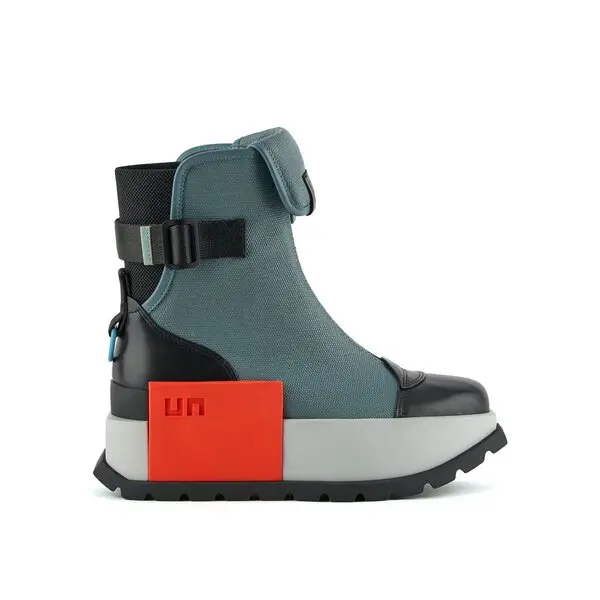 United Nude Roko Ker Basalt Mix Wedge Platform Bootie