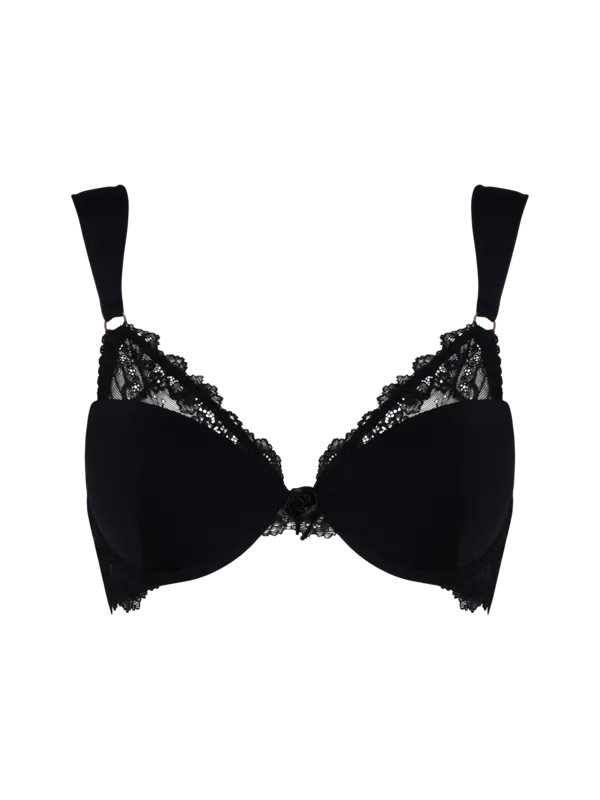 BONBON LINGERIE Mistress Push-up Bra - Black