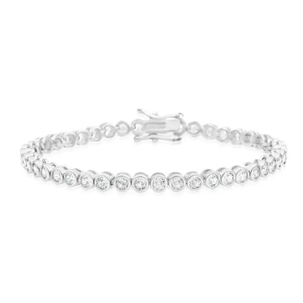 SHYMI Classic Bezel Set Tennis Bracelet