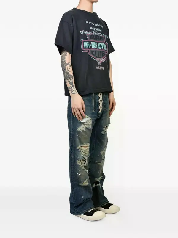 JUN/NAKAYAMA Graphic-print Box-fit T-shirt