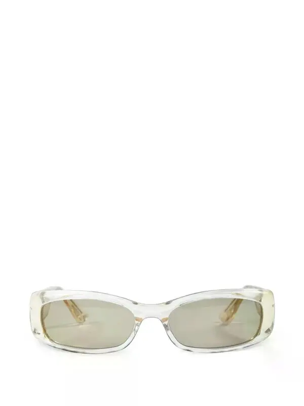 PORT TANGER Leila Rectangle-frame Sunglasses - Neutrals