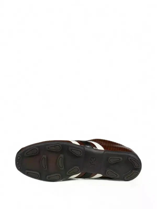 WALES BONNER X Y-3 Lizard-effect Leather Sneakers