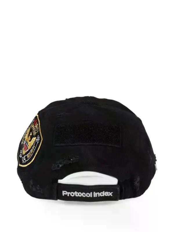 PROTOCOL INDEX Distressed Embroidered Cap