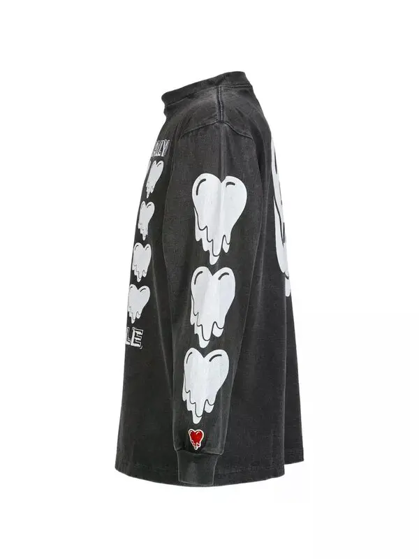 EMOTIONALLY UNAVAILABLE Graphic-print Long-sleeved T-shirt