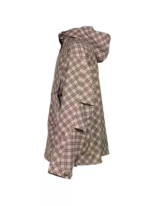 RASSVET Tartan Pattern Hooded Jacket