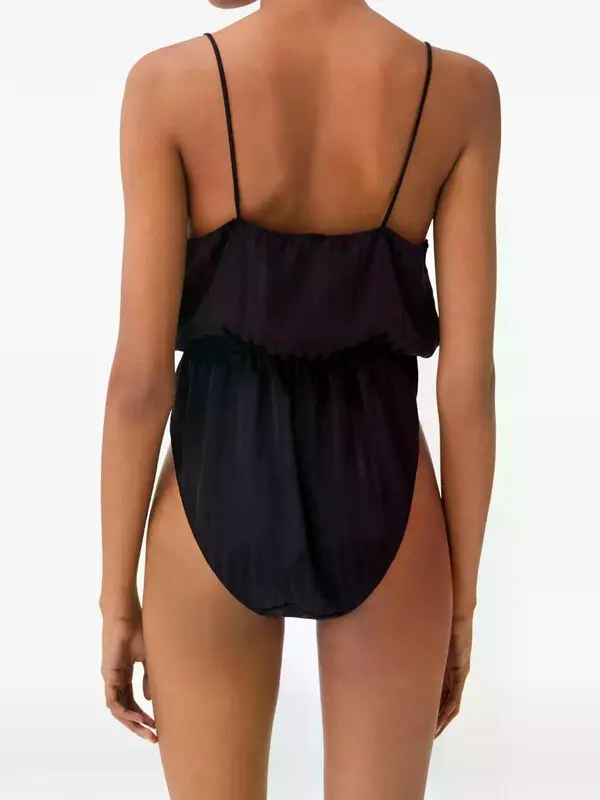 Versace Lace-trim Jacquard Silk Body