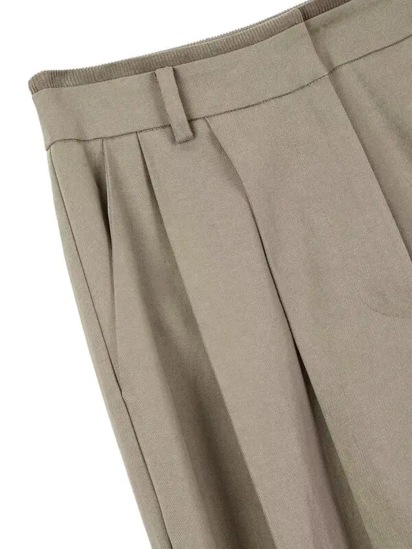 STUDIO TOMBOY Pintuck Wide-leg Trousers