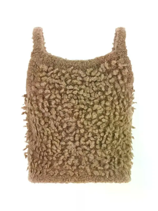 Peserico Bouclé Cropped Top