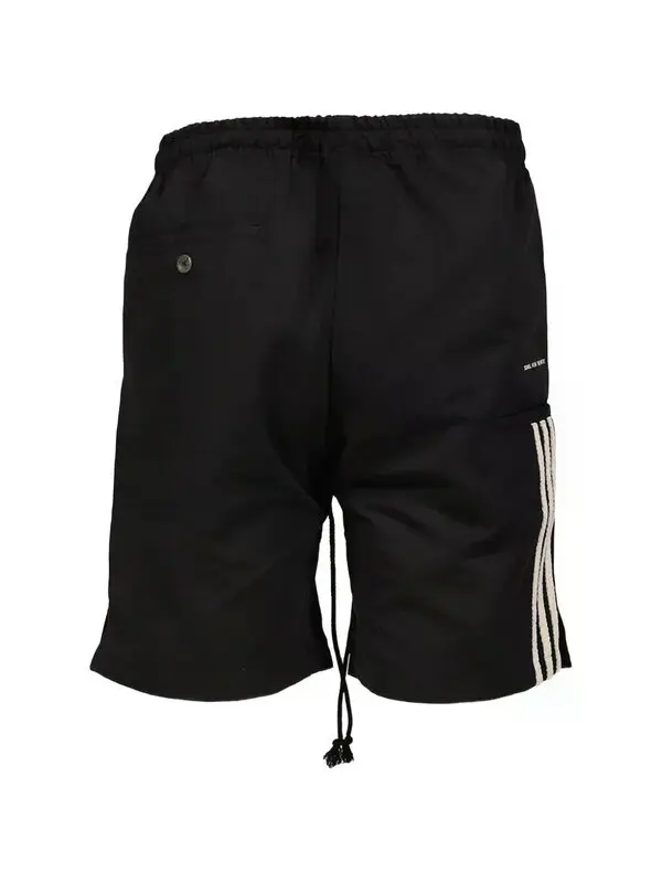 SONG FOR THE MUTE Logo-embroidered Side-stripe Shorts