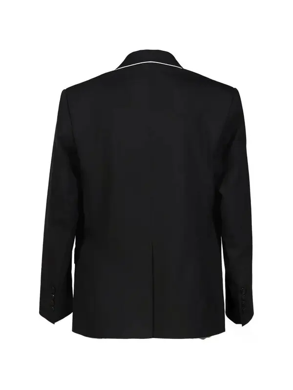 ERNEST W. BAKER Trim Double-breasted Blazer