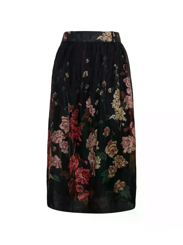 Cara Cara Alba Floral-print Midi Skirt