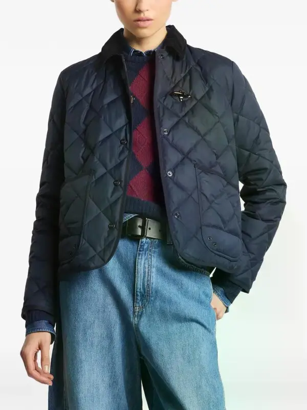 FAY Quilted Lobster-claw-fastening Jacket