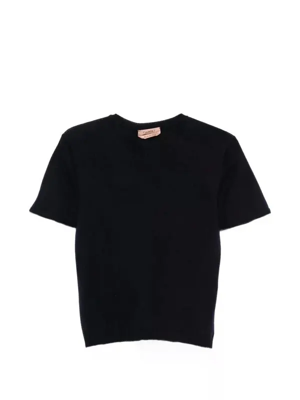 TWINSET Ruffled-sleeve Knitted T-shirt