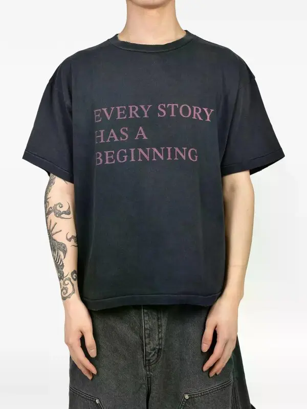 JUN/NAKAYAMA Slogan-print T-shirt