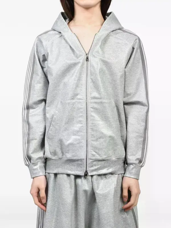 Needles Coated Butterfly-embroidered Hoodie