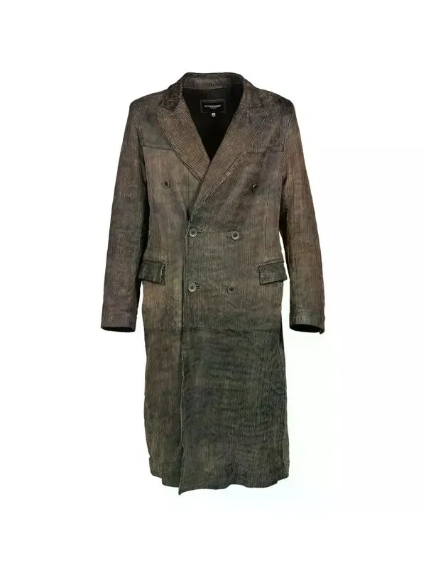 NO/FAITH STUDIOS Double-breasted Leather Coat