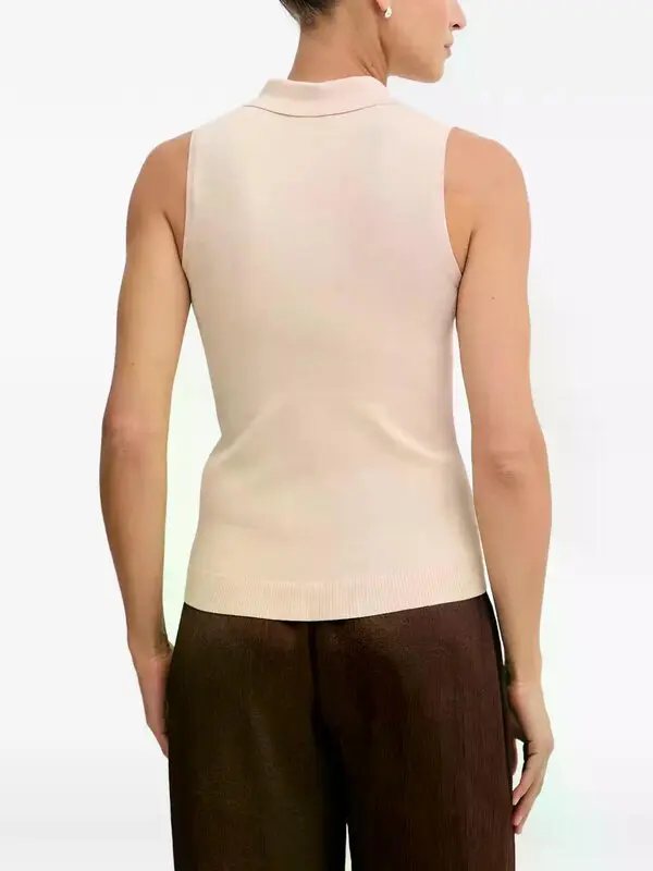 Sisley Cut-out Sleeveless Tank Top