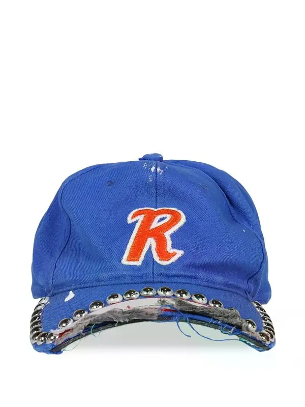 JOSHUA J. Scrap Stud-embellished Cap - Blue