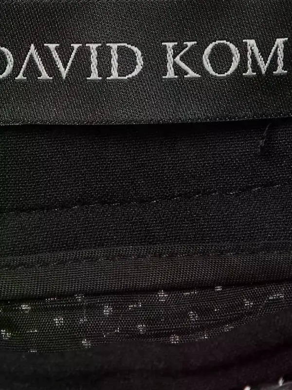 David Koma Sequinned Slim-fit Trousers