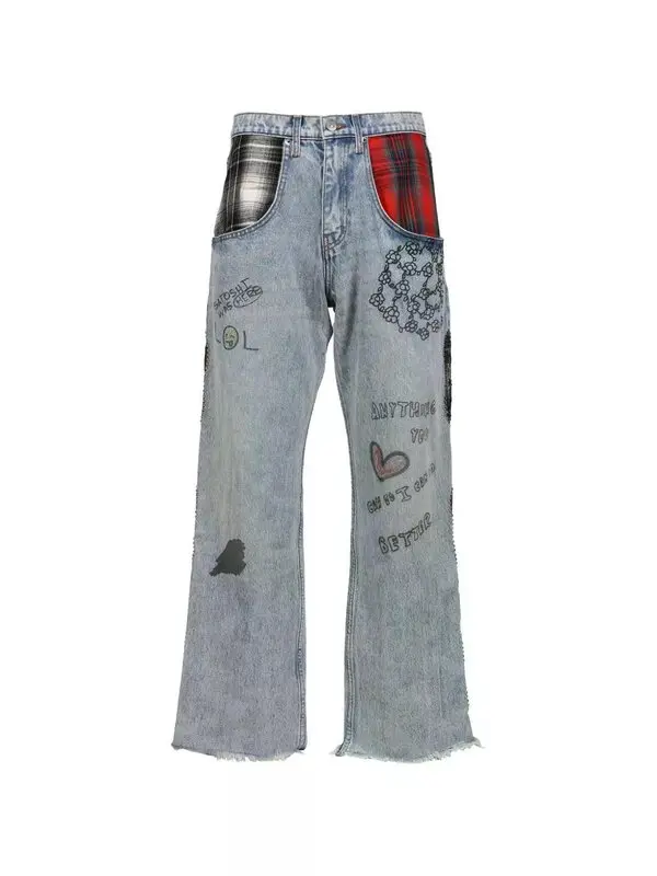 SATOSHI NAKAMOTO Nessa Patchwork Jeans