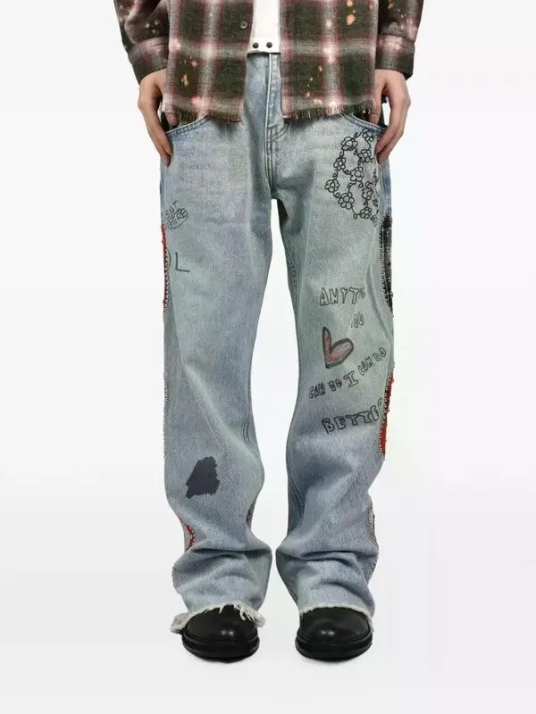 SATOSHI NAKAMOTO Nessa Patchwork Jeans