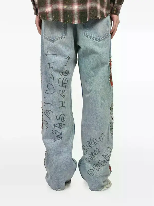 SATOSHI NAKAMOTO Nessa Patchwork Jeans
