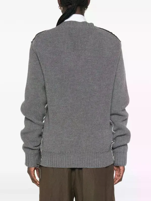 SONIA CARRASCO Panelled Raw-edge Blazer