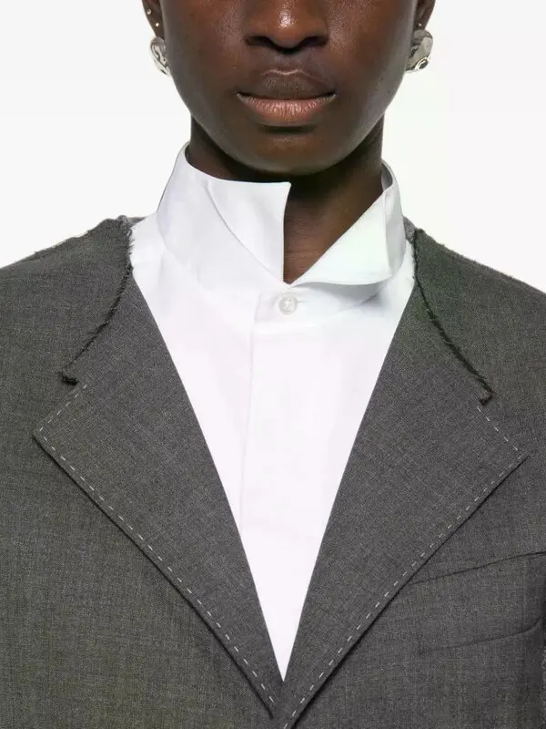 SONIA CARRASCO Panelled Raw-edge Blazer