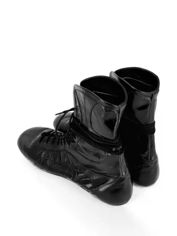 Dries Van Noten Leather High-top Sneakers