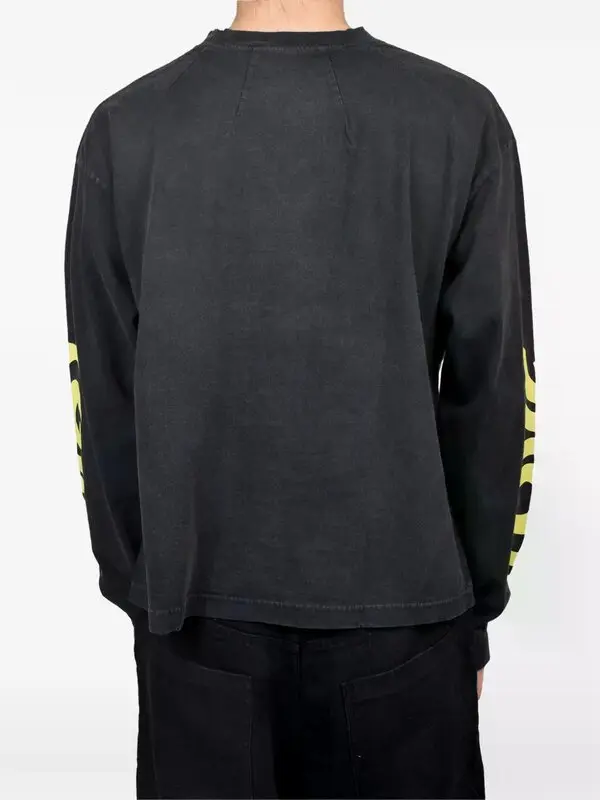 JUN/NAKAYAMA Graphic-print Long-sleeve T-shirt