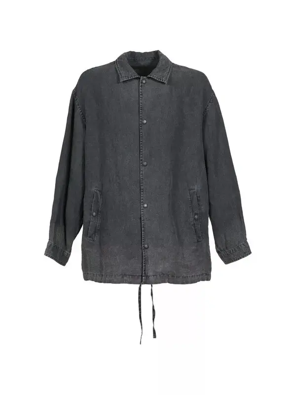PORTER CLASSIC Linen Coach Shirt Jacket