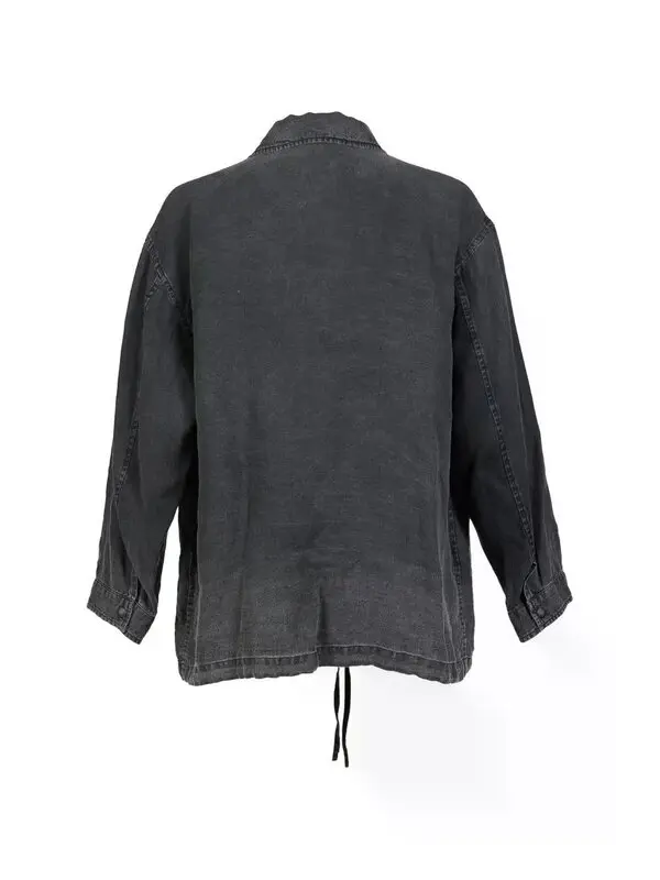 PORTER CLASSIC Linen Coach Shirt Jacket