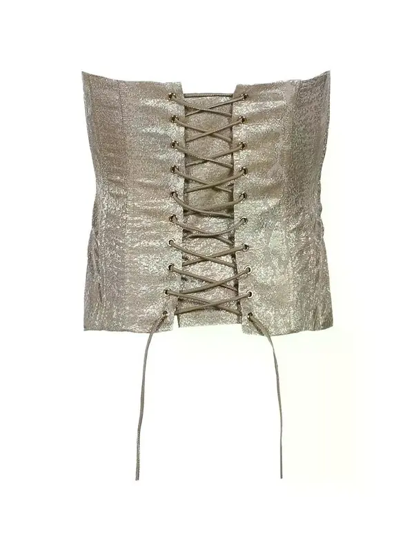 NΦ DRESS Devil Horn Brocade Corset