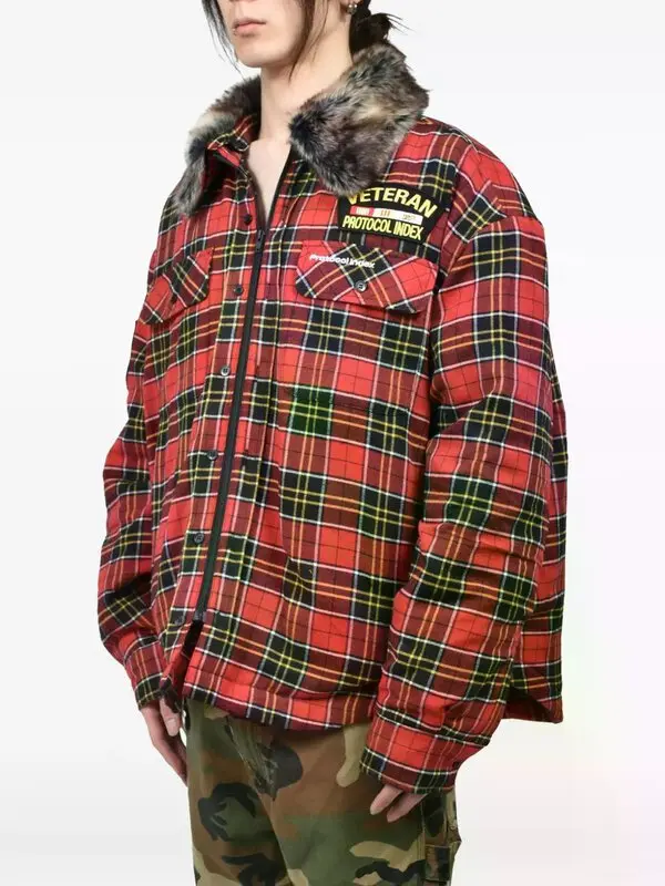 PROTOCOL INDEX Plaid-check Shirt Jacket