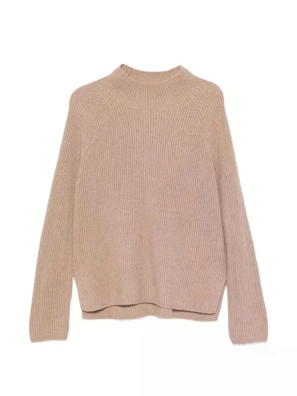 Max Mara Ribbed-knit High-neck Sweater
