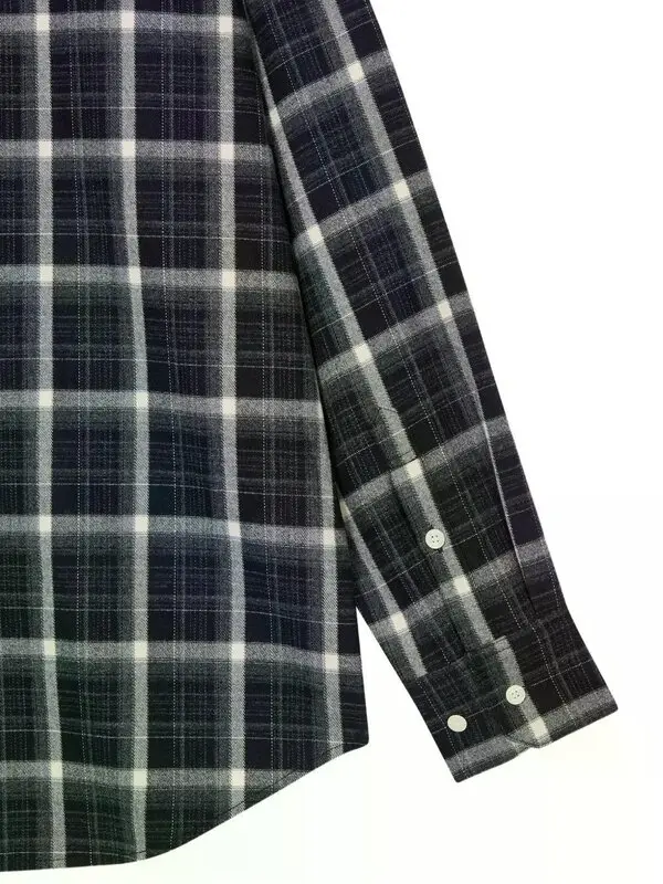 STUDIO TOMBOY Check-pattern Convertible Shirt