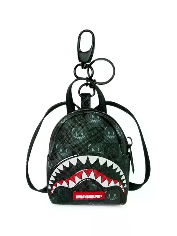 SPRAYGROUND Shinobi Sharks In Paris Checkered Keychain