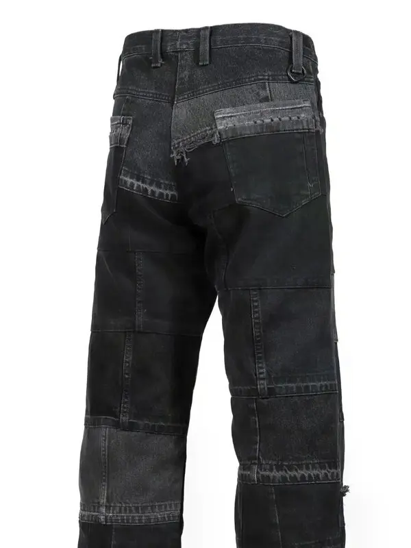 ANT Patchwork Wide-leg Jeans