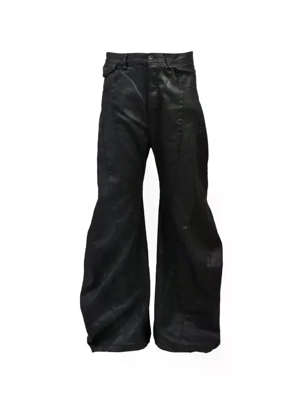 JULIUS Coated Flare-leg Jeans