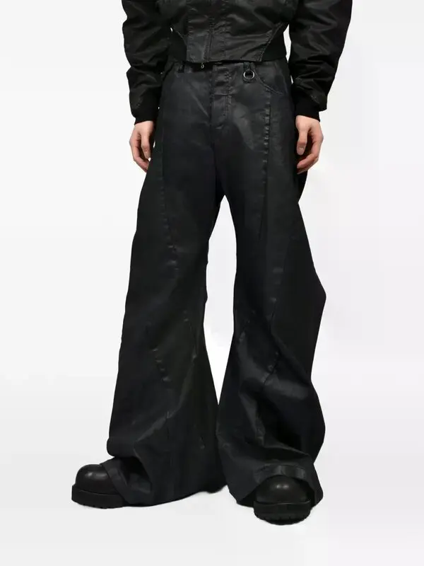 JULIUS Coated Flare-leg Jeans