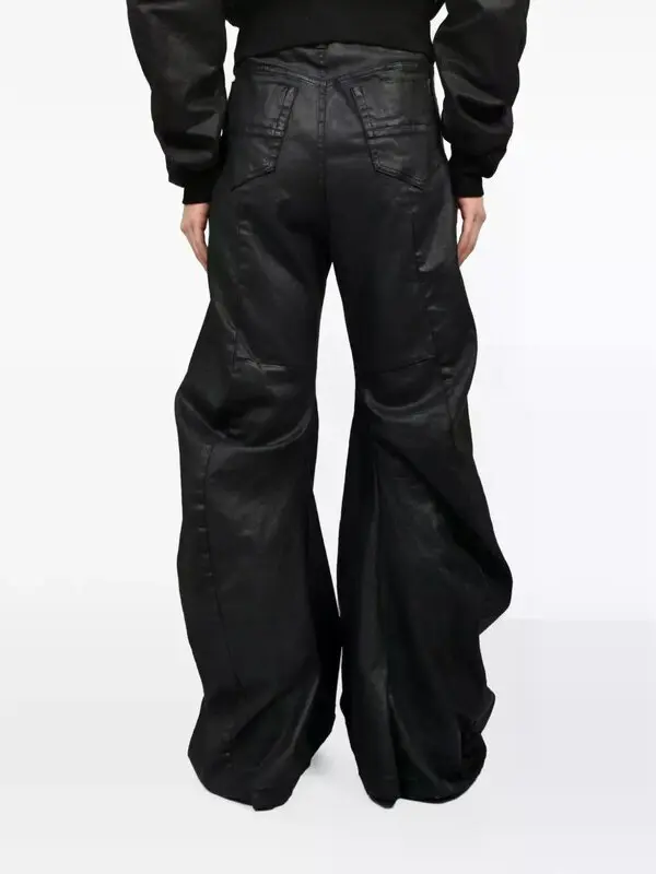 JULIUS Coated Flare-leg Jeans