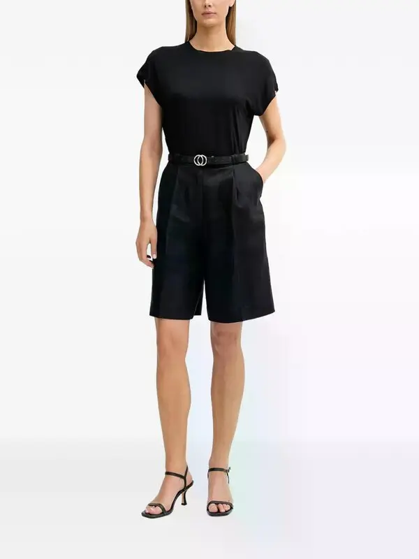 Sisley Pleated Linen Shorts