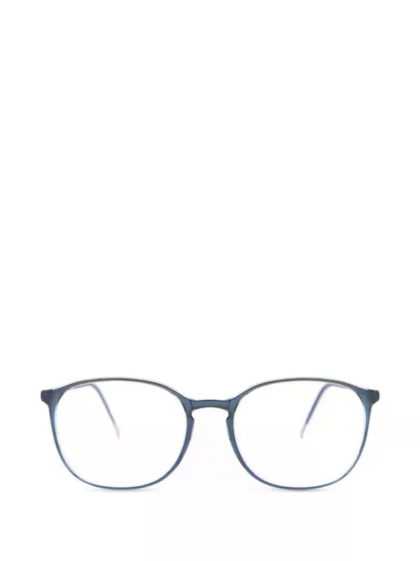 SILHOUETTE Rectangle-frame Glasses - Blue