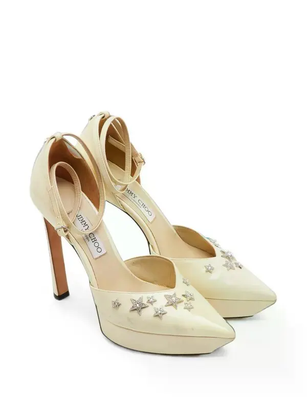 JIMMY CHOO Star-studded Platform Pumps