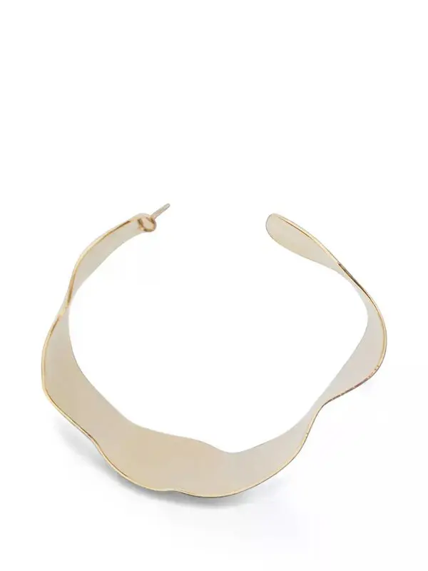 SEMICOUTURE Hammered-effect Cuff Bracelet