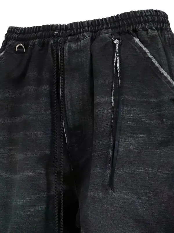 MASTERMIND WORLD Duck Painter Distressed Shorts