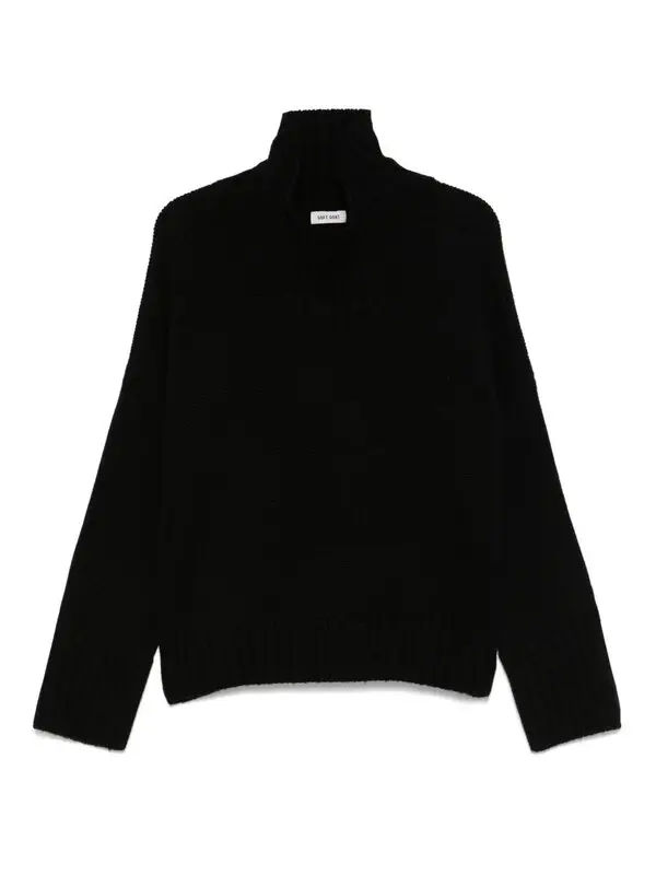 Soft Goat Cashmere Turtle-neck Sweater