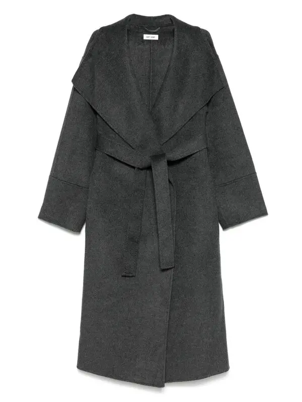 Soft Goat Wool Coat - Grey